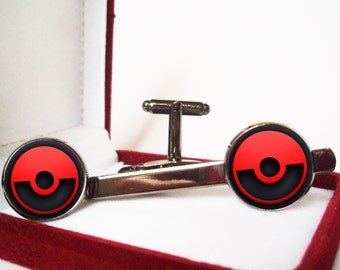 Pokeball cufflinks | Etsy