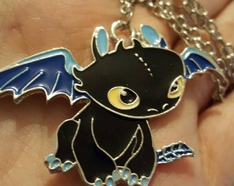 Toothless necklace | Etsy
