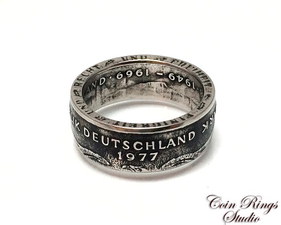 Germany Coin Ring German 2 Marks Handcrafted Rings from