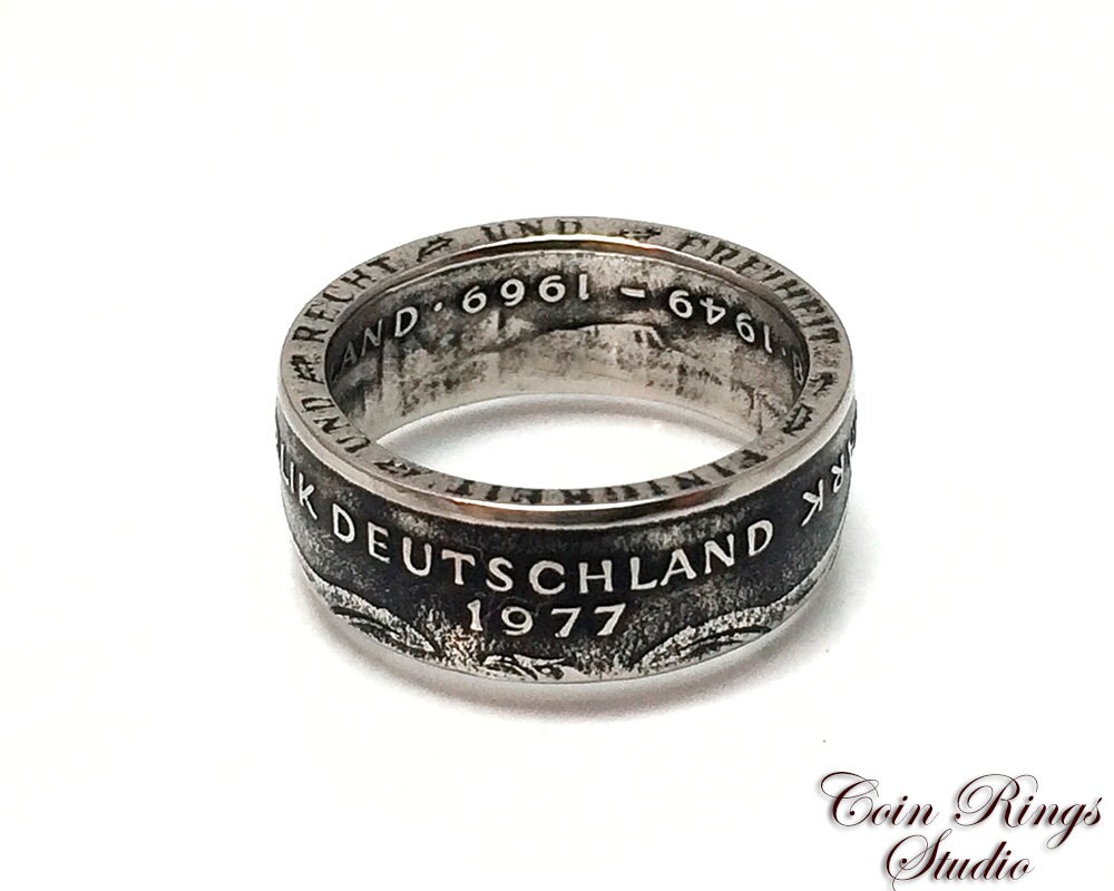Germany Coin Ring German 2 Marks Handcrafted Rings from