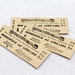 Vintage TV Radio Tube Receipts 1950 Destash by VintageInkPrints