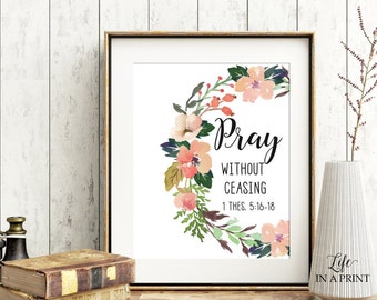 Pray without ceasing | Etsy