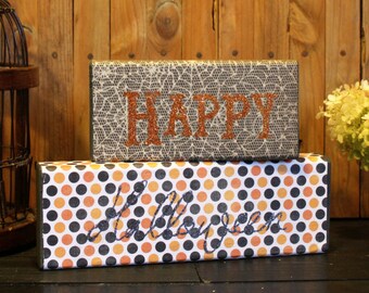 Halloween blocks | Etsy