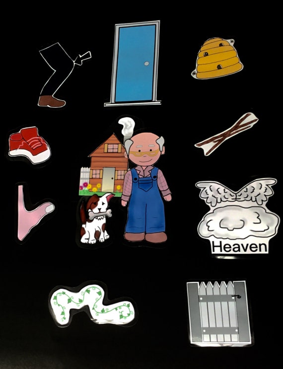 This Old Man Felt Set/ Childrens Nursery Rhymes/Preschool