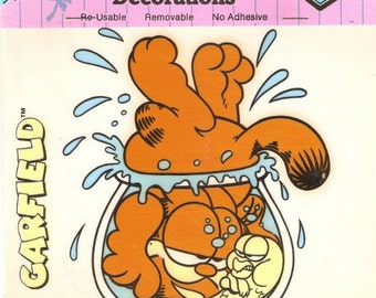 Cat and fish bowl | Etsy