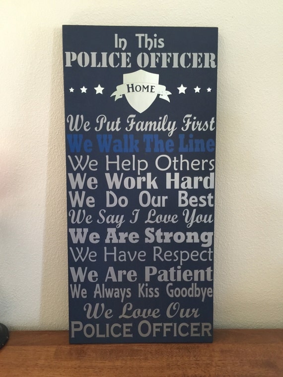 Police Officer Sign