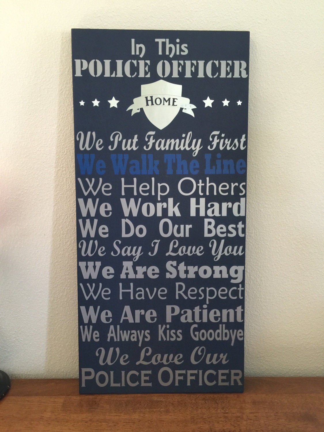 Police Officer Sign