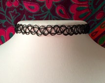 Unique 90s tattoo choker related items | Etsy