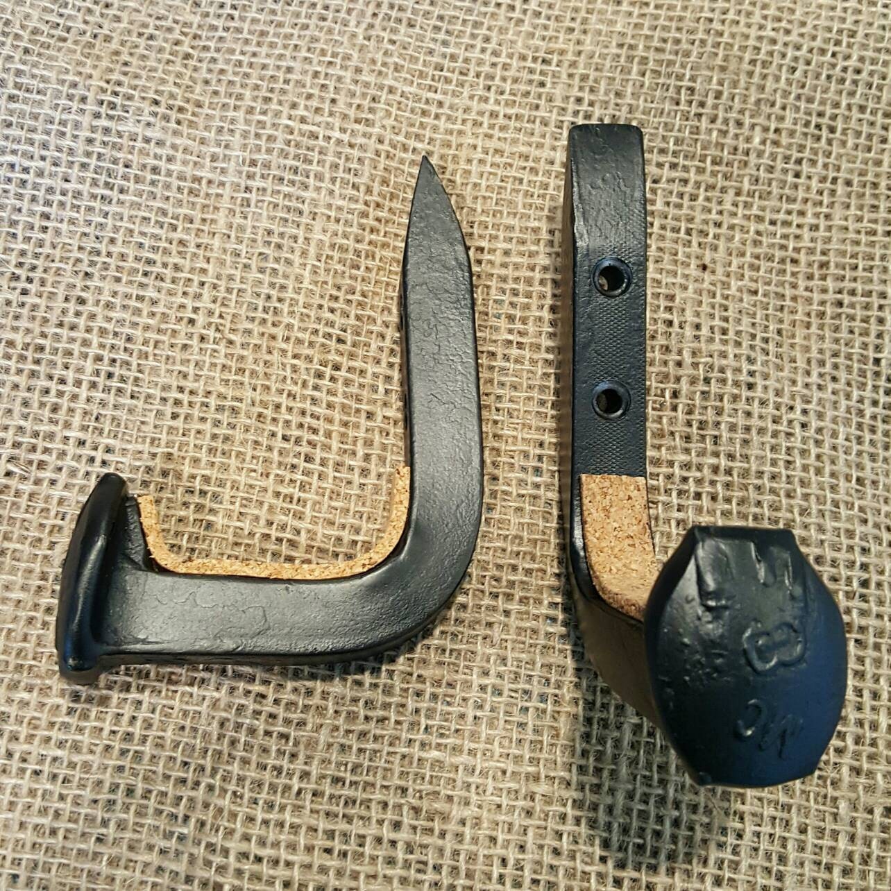 GUN HOOKS Railroad Spike Gun RACK Hook Rack Hanger Rack Wall