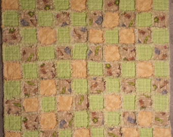 Unique monkey rag quilt related items | Etsy