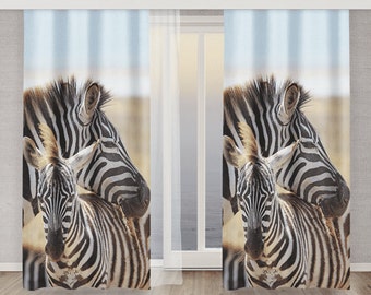 Zebra curtains | Etsy