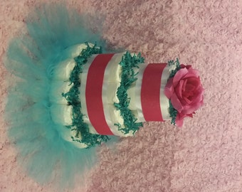 Tutu diaper cake | Etsy