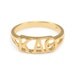 Kappa Alpha Theta Sunshine Gold plated Ring // ΚΑΘ Sorority