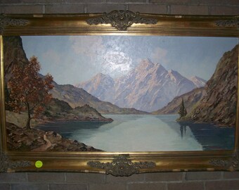 Mountain painting | Etsy