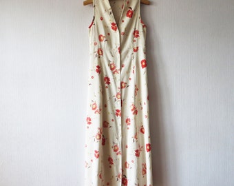 Red poppy dress | Etsy