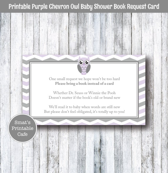 Printable Baby Shower Inserts