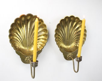 Shell wall sconce | Etsy