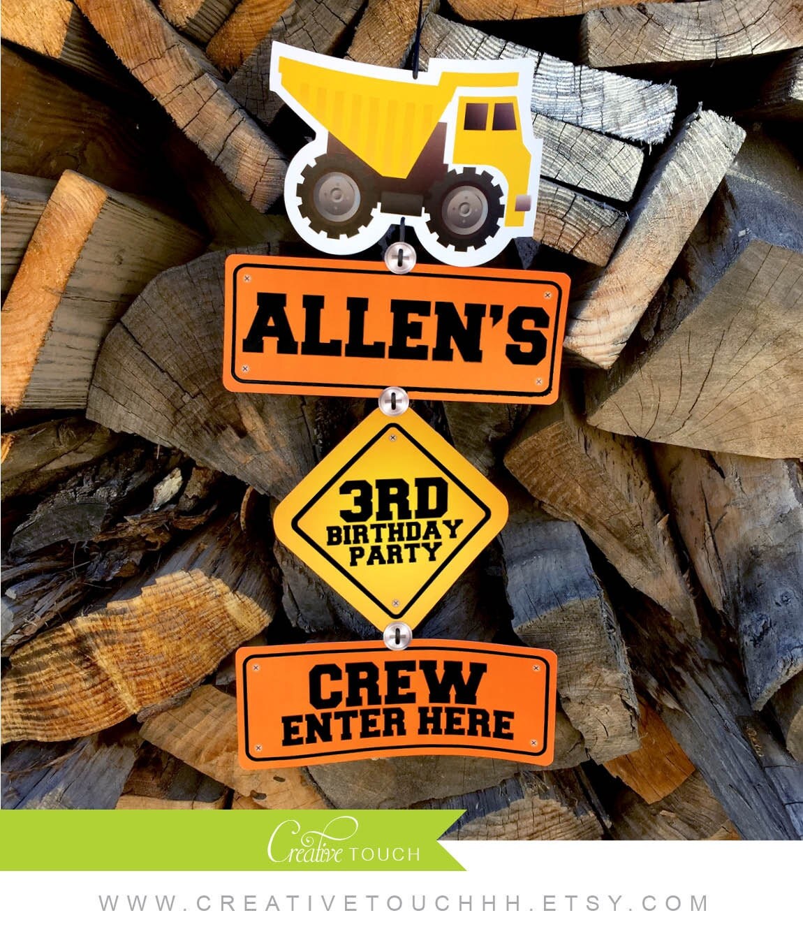 Construction Welcome Sign Construction Birthday Banner