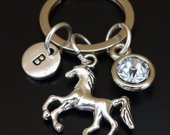 Horse key ring | Etsy