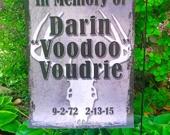 Custom cemetery sign | Etsy