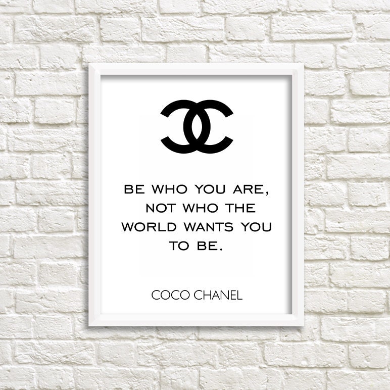 Coco Chanel Wall Quotes