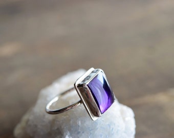 Unique purple quartz ring related items | Etsy