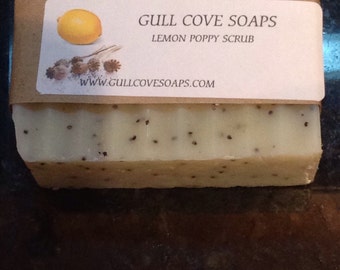 Items similar to Lemon Poppy Soap Bar on Etsy