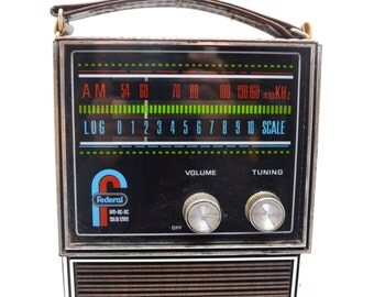 1970s portable radio | Etsy