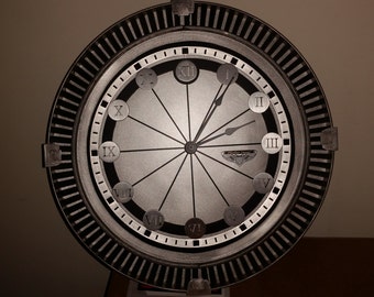 Items similar to Browning Saw Blade Clock Camo with Pink Deer head and ...