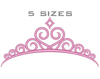 Tiara embroidery | Etsy