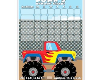 Monster chore chart | Etsy