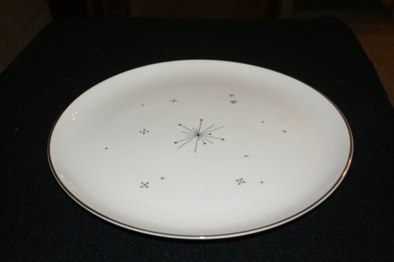 Syracuse Fine China Evening Star pattern Dinner plate