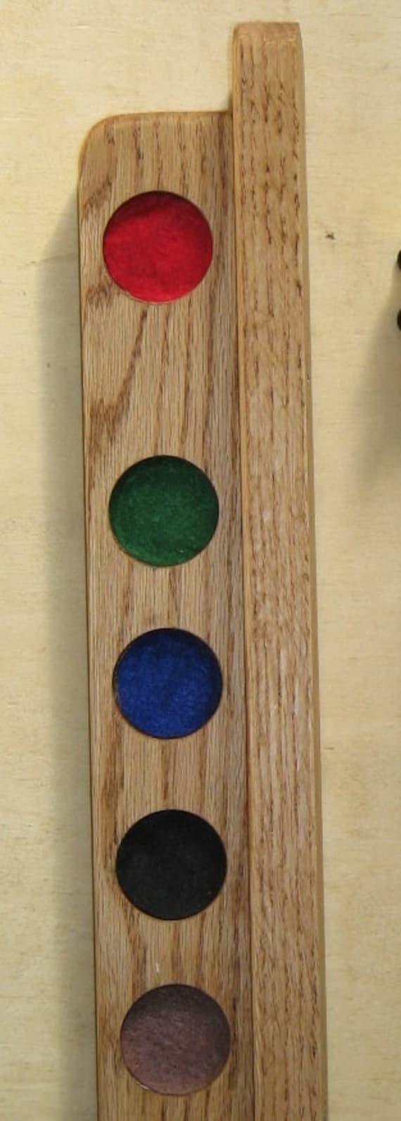 6 Pool Cue Wall Rack with Bridge Clip