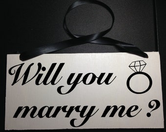 Marry me sign | Etsy