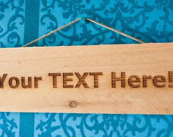 Hanging door sign | Etsy