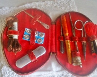 Antique sewing kit | Etsy
