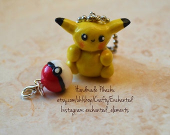 Polymer clay pikachu | Etsy