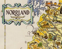 Unique map of sweden related items | Etsy