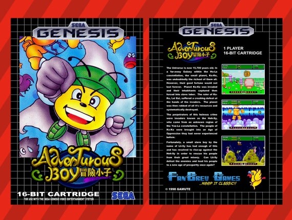 SPECIAL ORDER Adventurous Boy Custom Unreleased by FanBrewGames