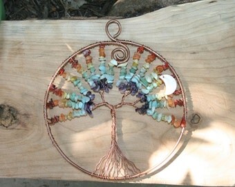 Wire tree suncatcher | Etsy