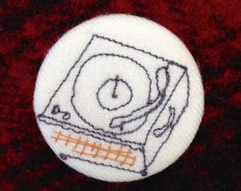 Record player patch | Etsy