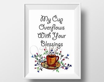 My cup overflows | Etsy