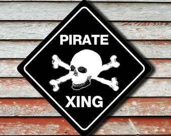 Funny pirate sign | Etsy