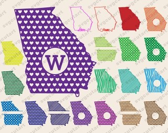 Georgia state svg | Etsy