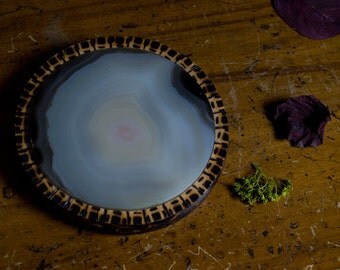 Unique agate plate related items | Etsy
