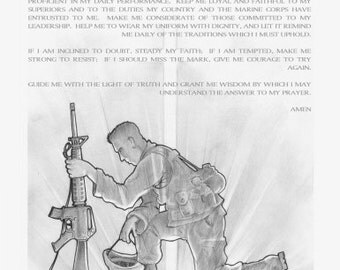 Marine prayer | Etsy