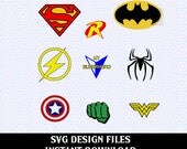 Unique superhero svg related items | Etsy