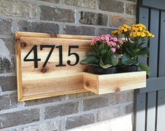 Primitive Custom wooden wood ADDRESS PLATE star