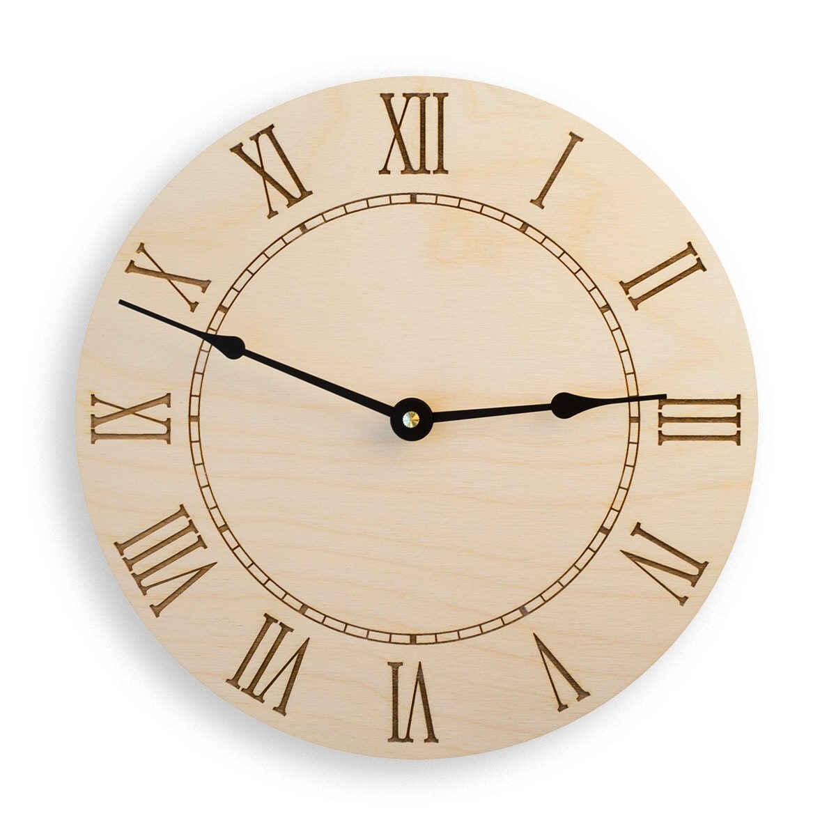 Roman Numeral Large Wall Clock Rustic Clock Modern Clock