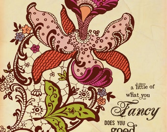 Unique fancy print related items | Etsy